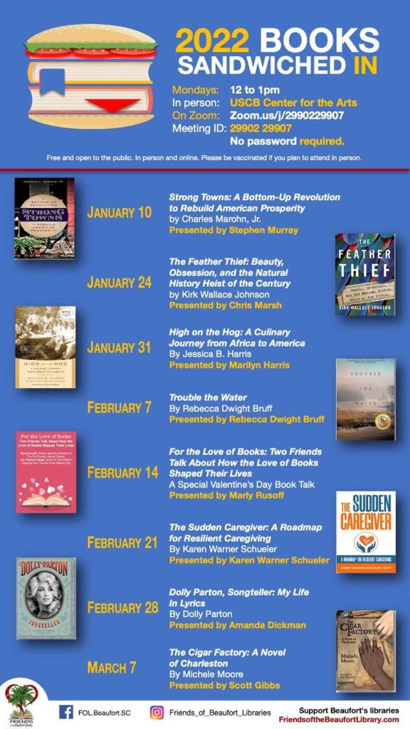 Books Sandwiched In, Live & On Zoom | Lowcountry Weekly
