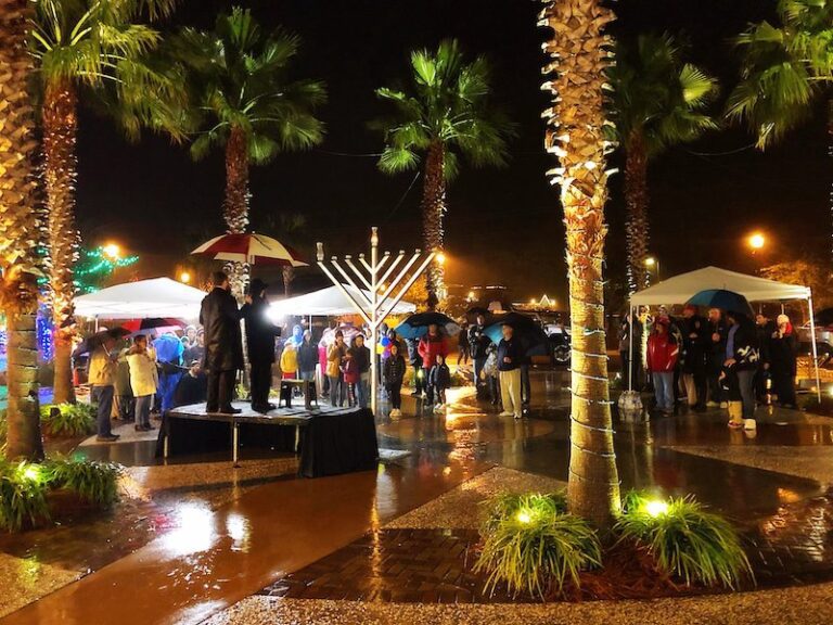 9 Foot Menorah Lights Up Beaufort for Chanukah | Lowcountry Weekly